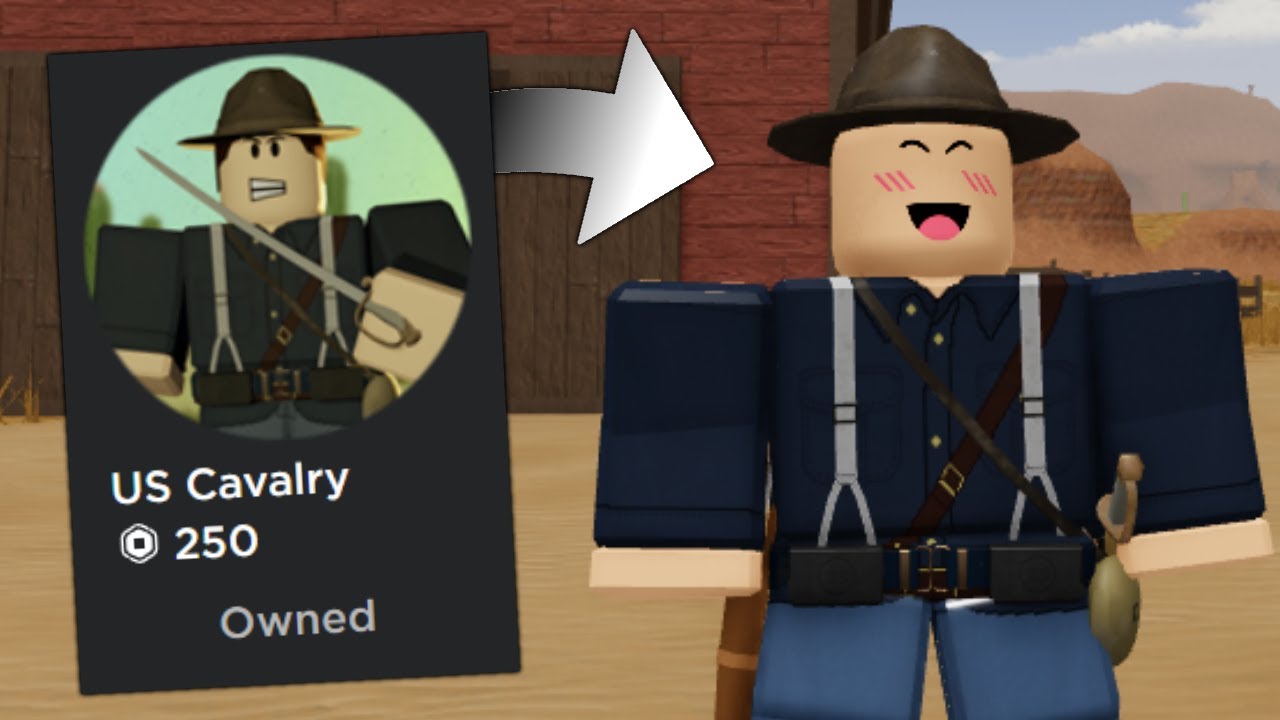 I Became US CAVALRY in Roblox Westbound! - YouTube