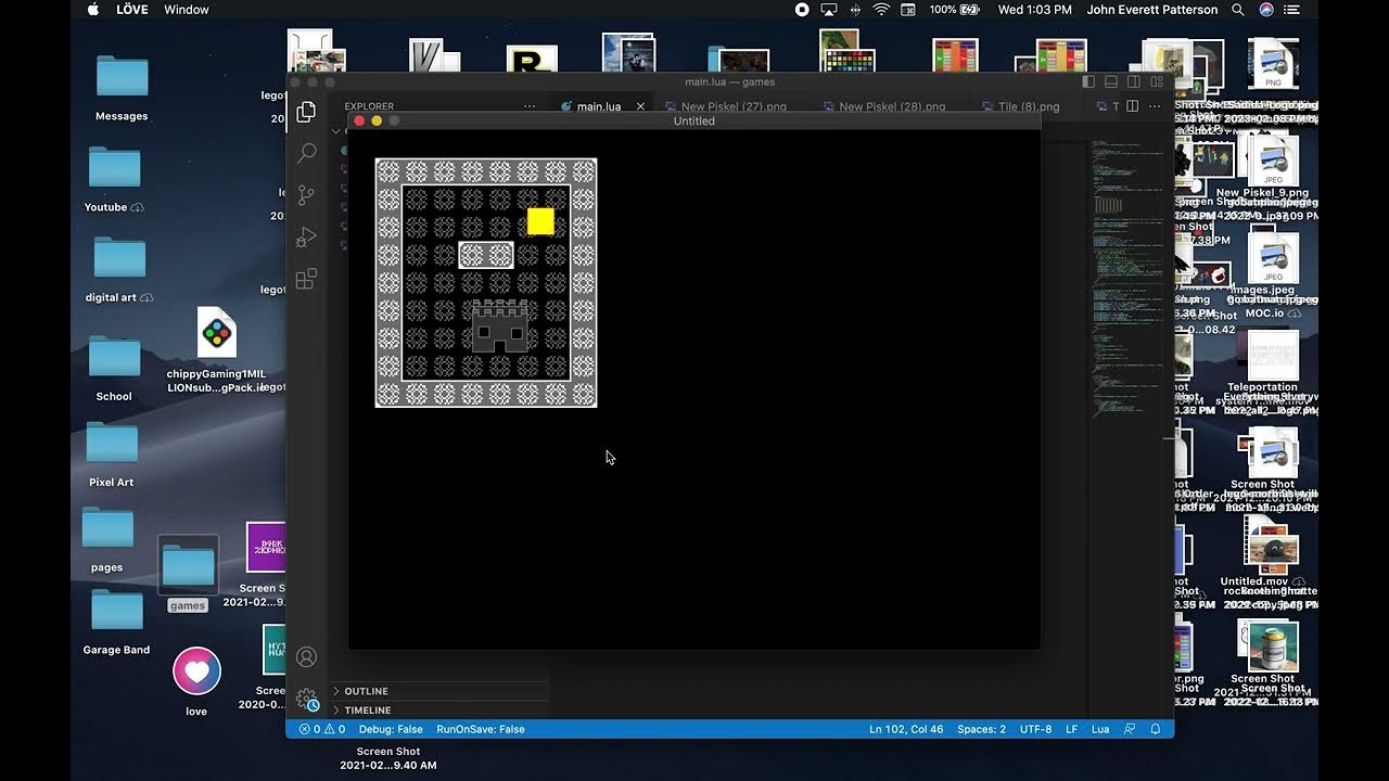Movement and Tilemap code in Love2D - YouTube