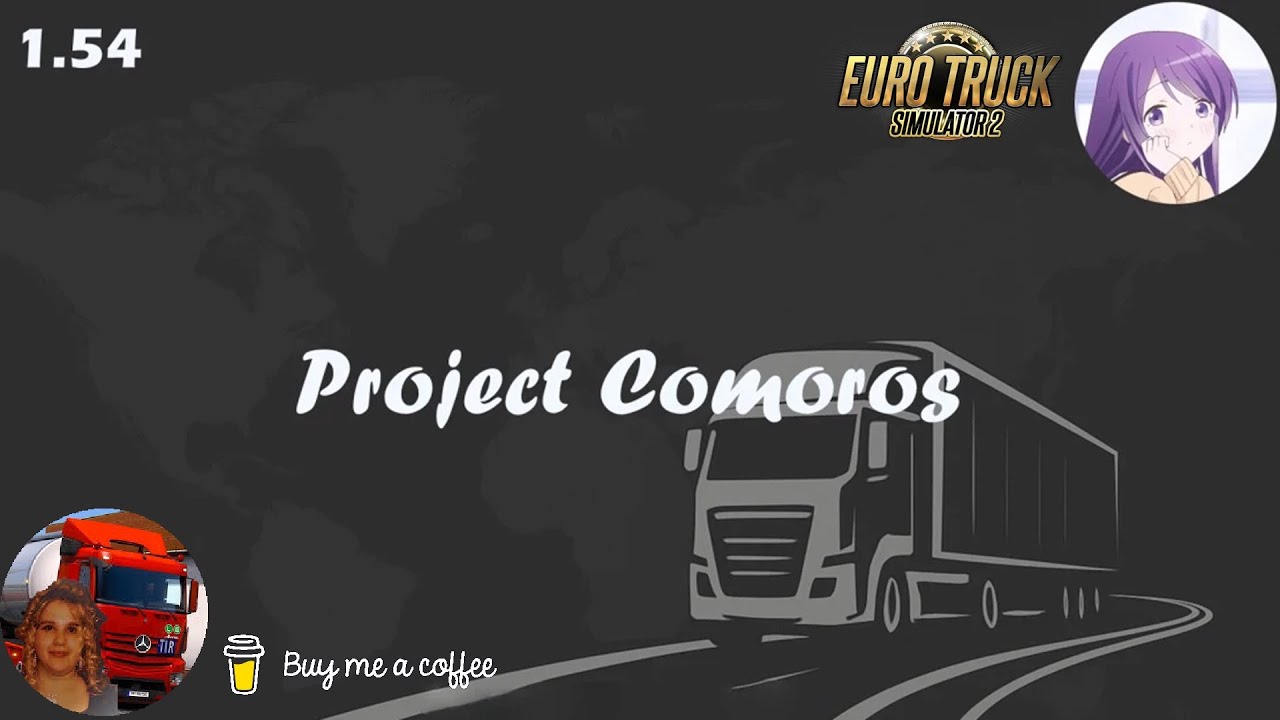 Euro Truck Simulator 2 (1.54) Project Comoros v1.0 by imxiaoanag [1.54 ...