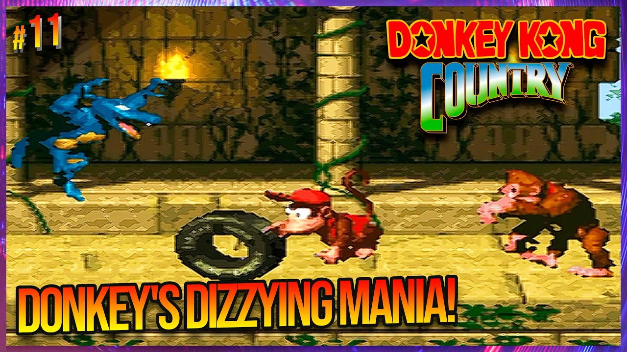 Donkey Kong Country (SNES Gameplay, Stage 11) ㅡ Millstone Mayhem ...