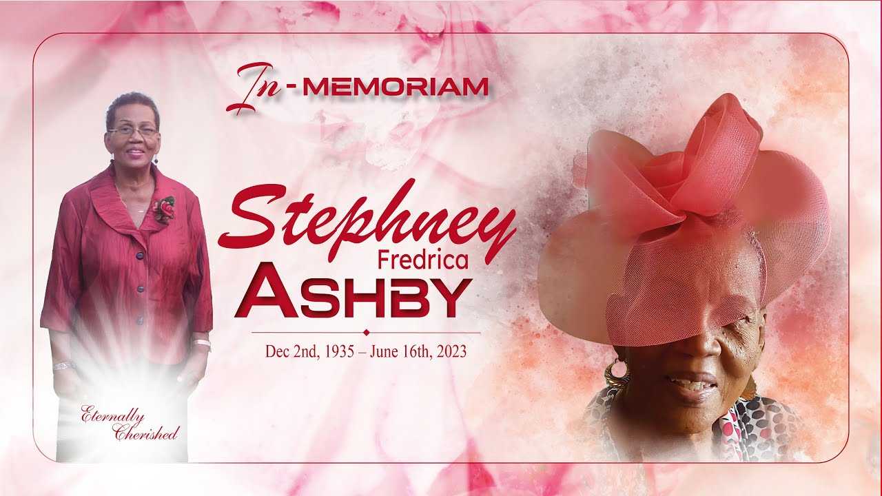 I n M e m o r i a m - Stephney Fredrica Ashby - YouTube