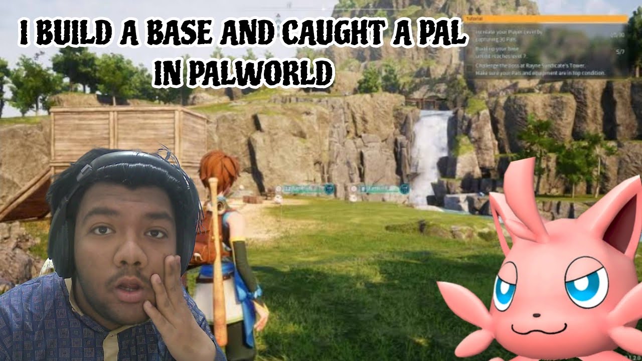 I BUILD A BASE AND CAUGHT A PAL PALWORLD #1 - YouTube