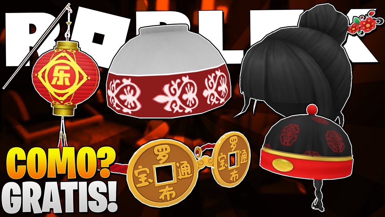 COMO PEGAR 5 ITENS da 3º SEMANA da LUOBU no ROBLOX! (Cabelo, Chapéus ...