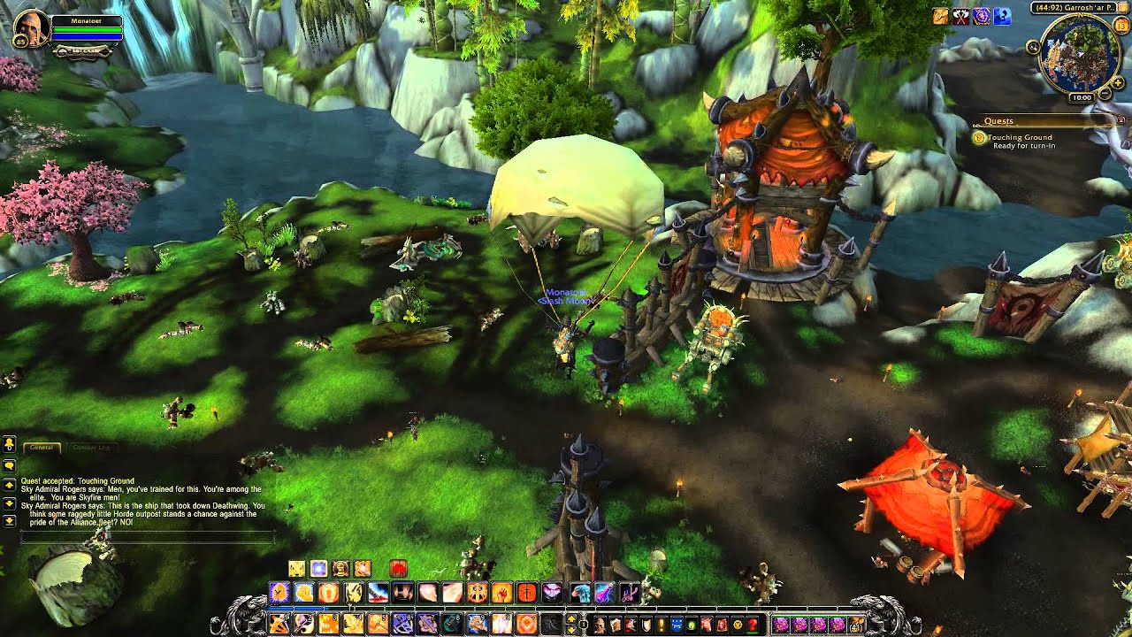 Pandaria Quest 4: Touching Ground (WoW, human, Paladin) - YouTube