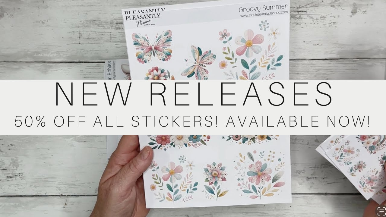 New Releases in Shop Now! | 50% Off ALL Stickers - YouTube