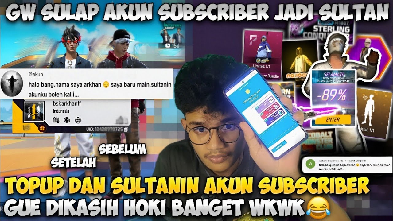 BUAT AKUN SUBSCRIBER JADI SULTAN 😱 GW BUAT AKUN BOT SUBSCRIBER JADI SULTAN!! BUILD AKUN ...