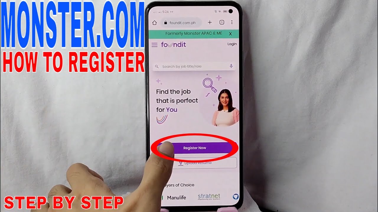 How To Register In Monster.com 🔴 - YouTube