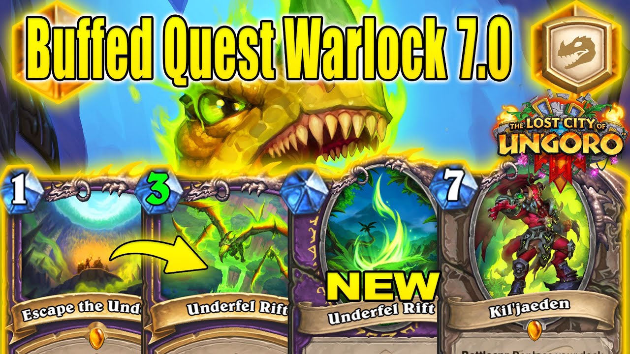 71% Winrate Buffed Quest Warlock 7.0 Deck After Nerfs Patch! The Lost ...