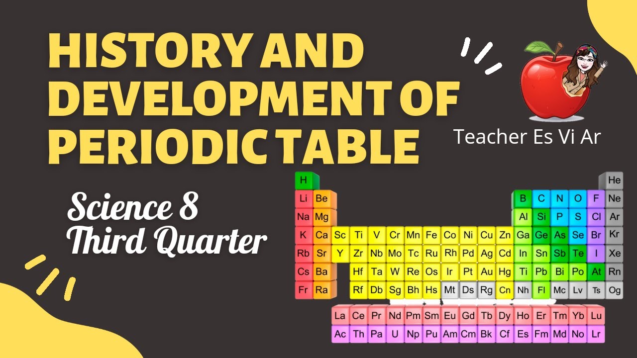 HISTORY AND DEVELOPMENT OF PERIODIC TABLE | Science 8 - YouTube