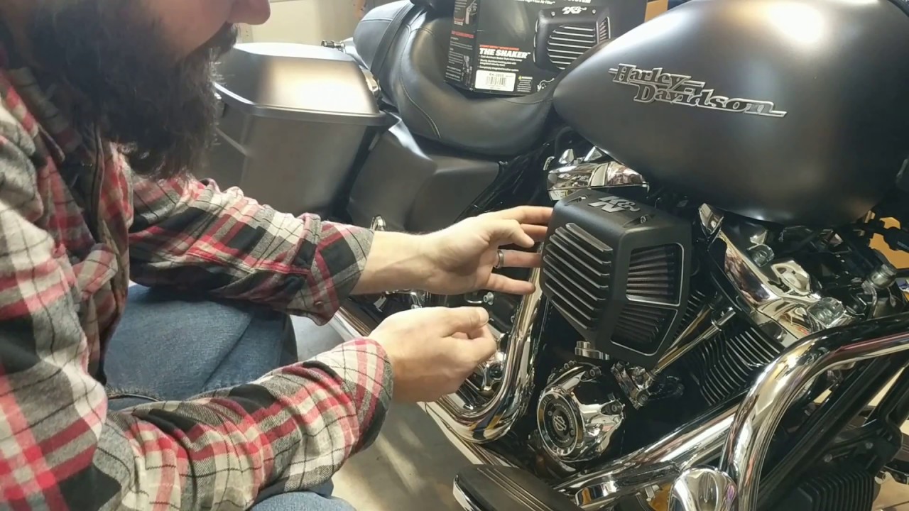 2017 Street Glide Special K&N Shaker RK-3955 air intake kit Milwaukee 8 ...