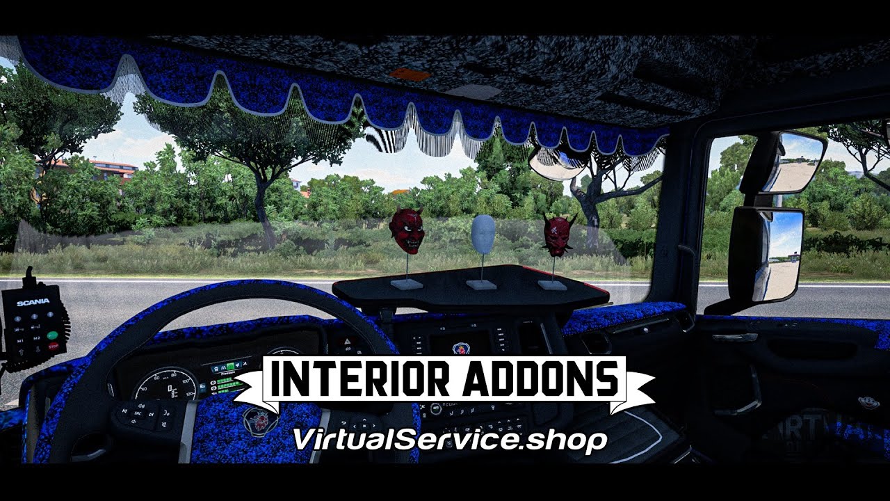 Interior Addons Scania ETS2 Virtual Service |Euro Truck Simulator 2 ...