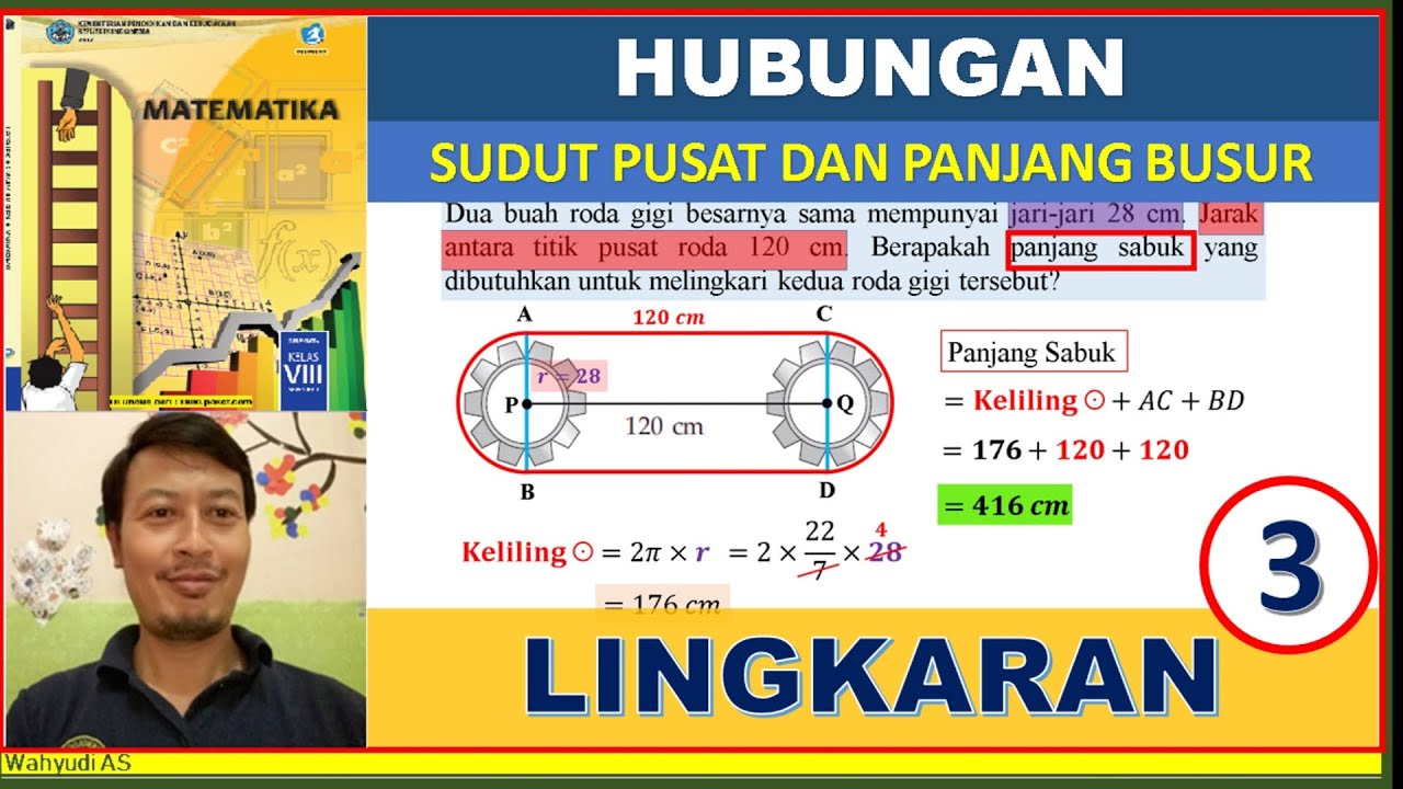HUBUNGAN SUDUT PUSAT DAN PANJANG BUSUR - LINGKARAN (3) - MATEMATIKA SMP ...