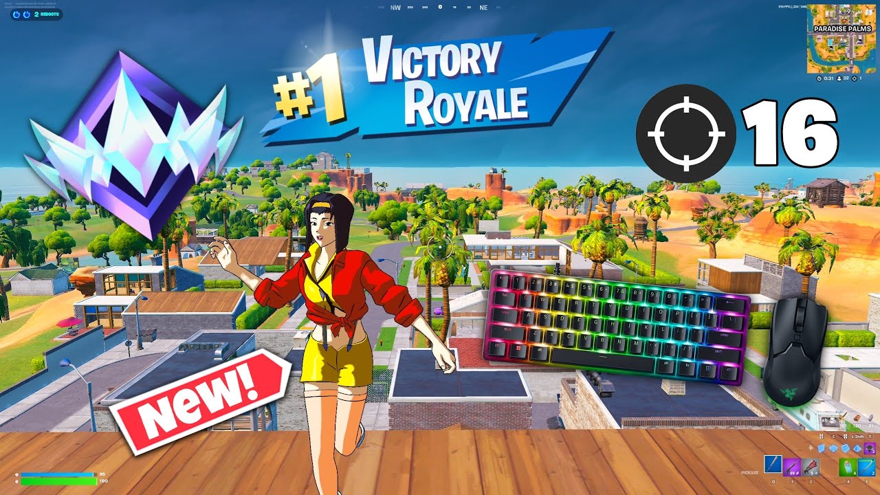 *NEW* Faye Valentine Skin Gameplay in Fortnite | Unreal Ranked Reload ...