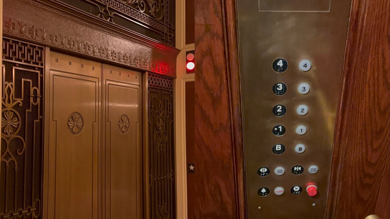 More Beautiful Montgomery Traction Elevators @ California State Capitol, Sacramento, CA - YouTube