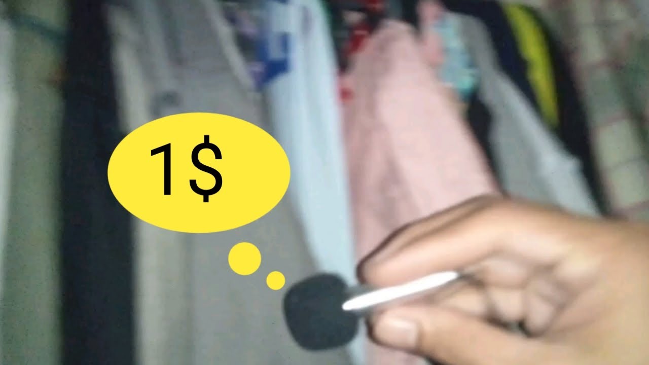 Testing my new 1 dollar mini microphone for ASMR - YouTube
