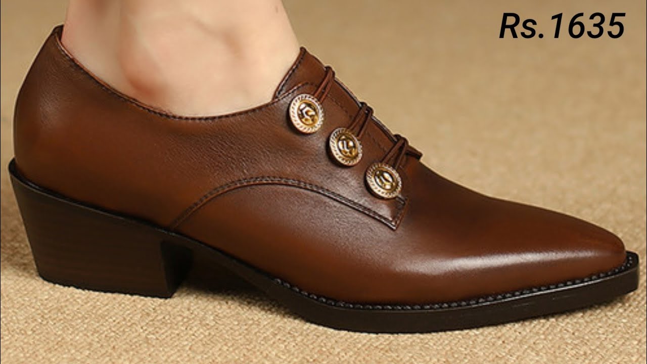 NEW GENUINE LEATHER SHOES VERY DIFFERENT TOP SANDALS DESIGN WITH PRICE ...