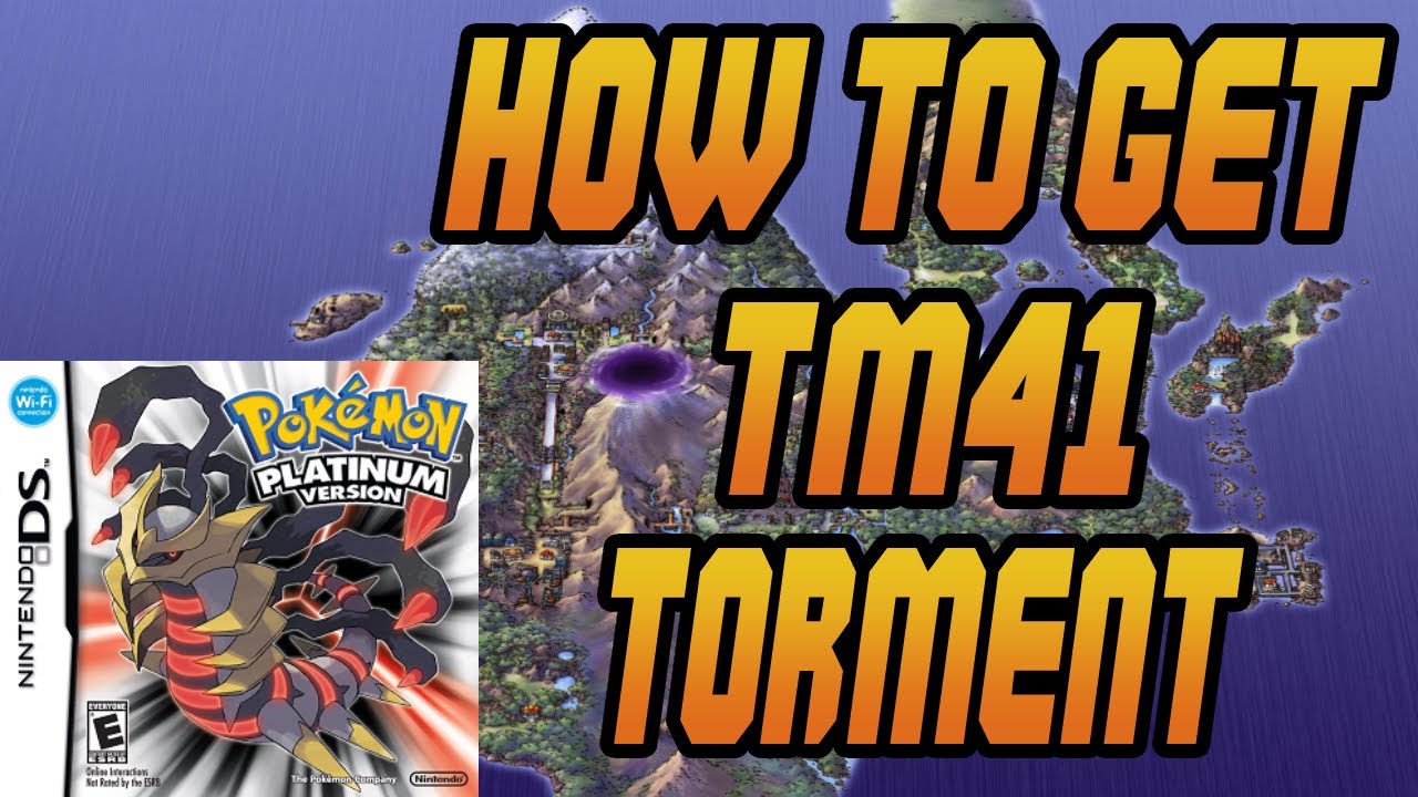 How to Get TM41 Torment in Pokemon Platinum - YouTube