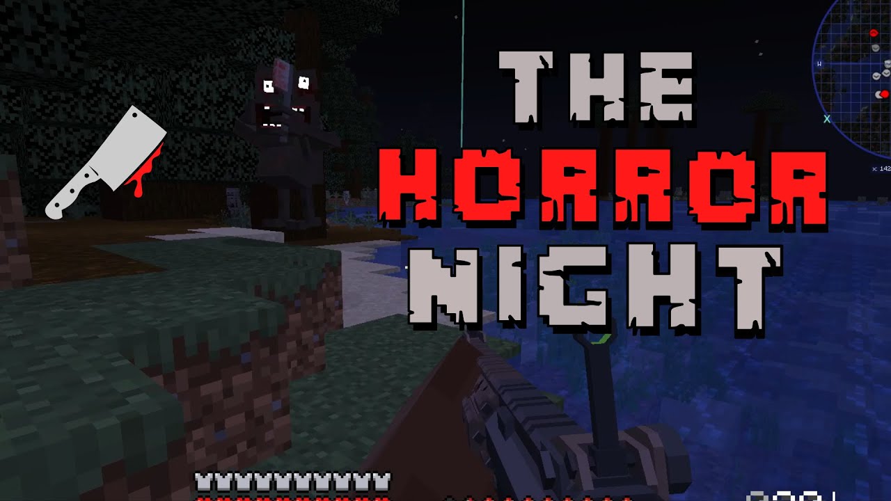 THE HORROR NIGHT SURVIVAL with GUNS in Minecraft! - YouTube