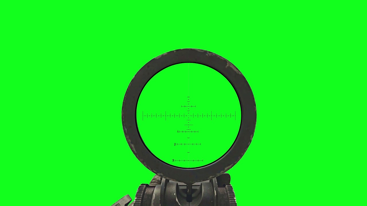 Free Green screen sniper aim 1 min. - YouTube