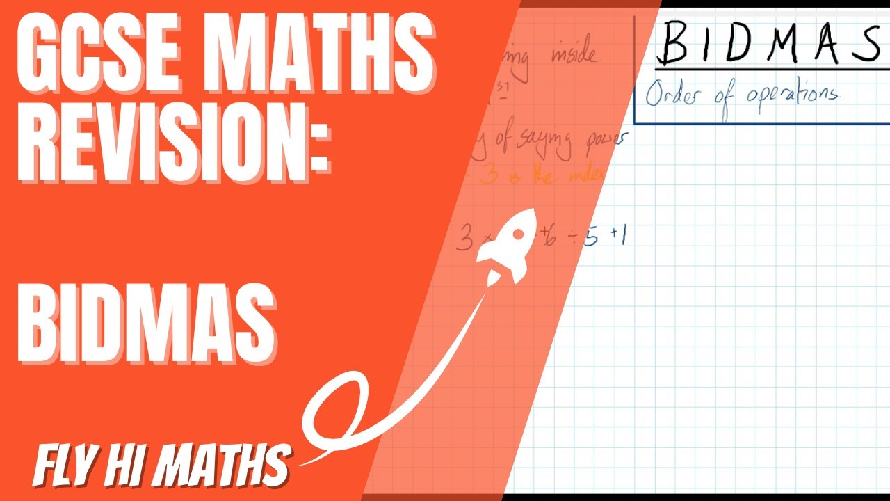 Maths GCSE Revision - GCSE Maths Basics - BIDMAS Order of Operations ...