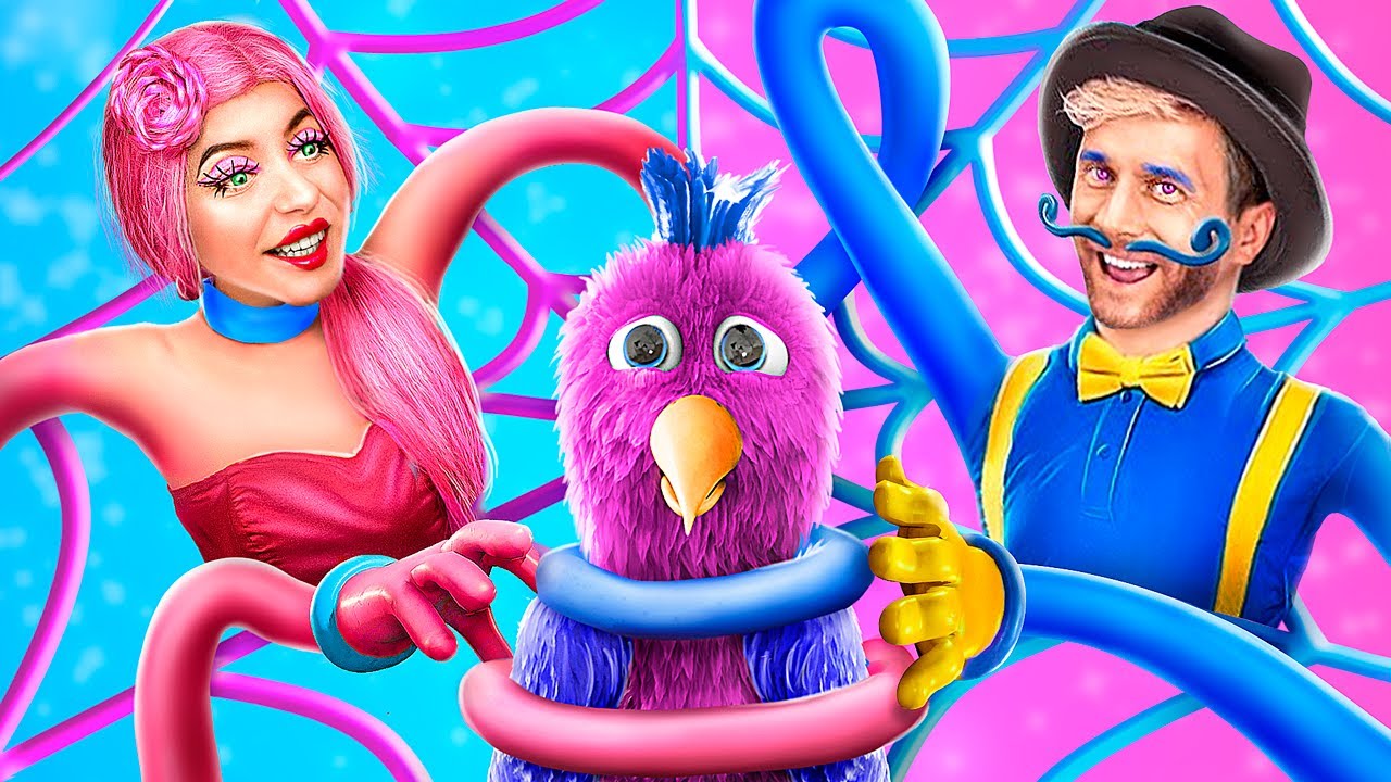 Mommy Long Legs Adopted Opila Bird! Poppy Playtime in Real Life! Video ...