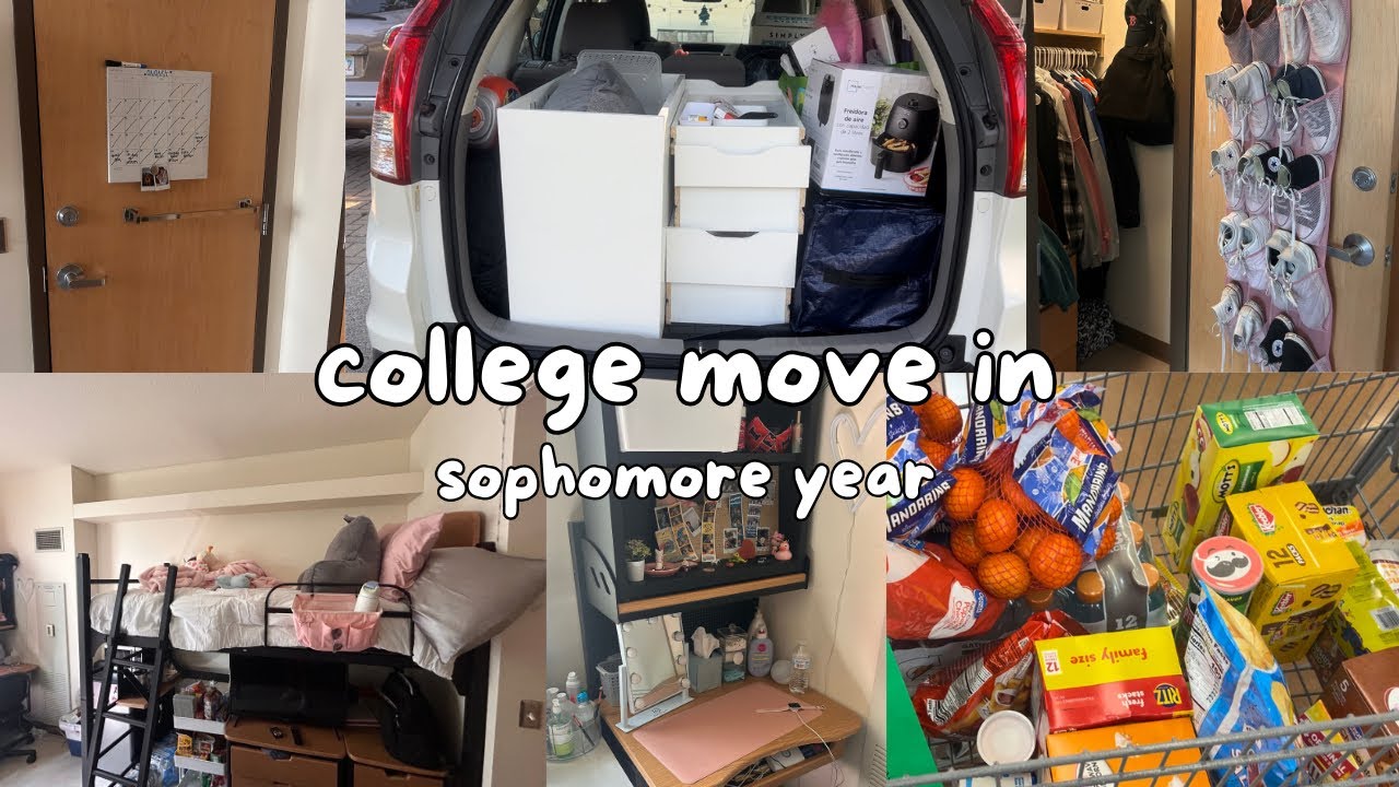 college move in vlog | sophomore year | nugent hall-UIUC - YouTube