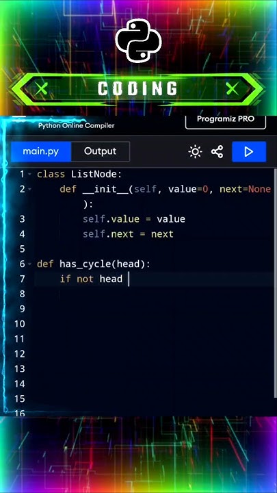 How to detect if a linked list has a cycle | #python #pythondatastructures #coding #linkedlist ...