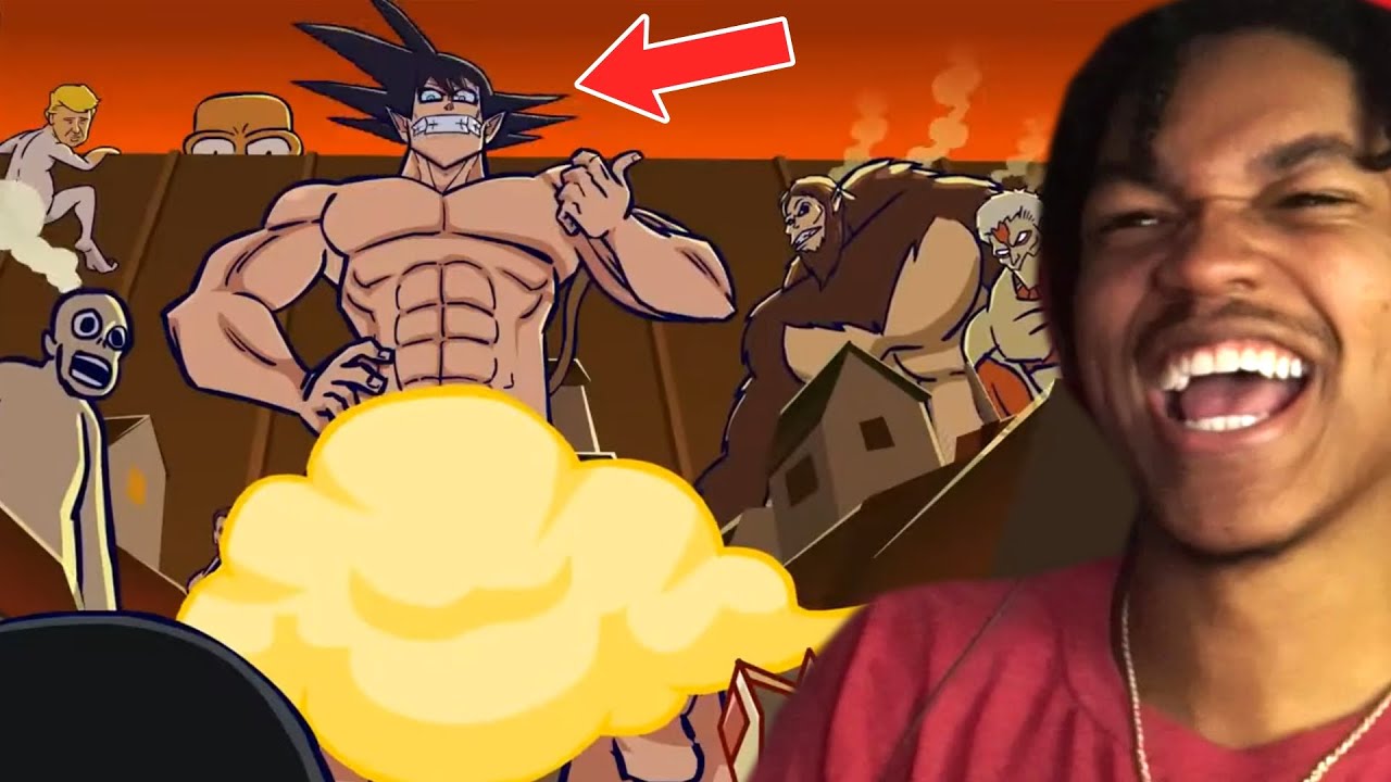 GOKU IN ATTACK ON TITAN! - YouTube