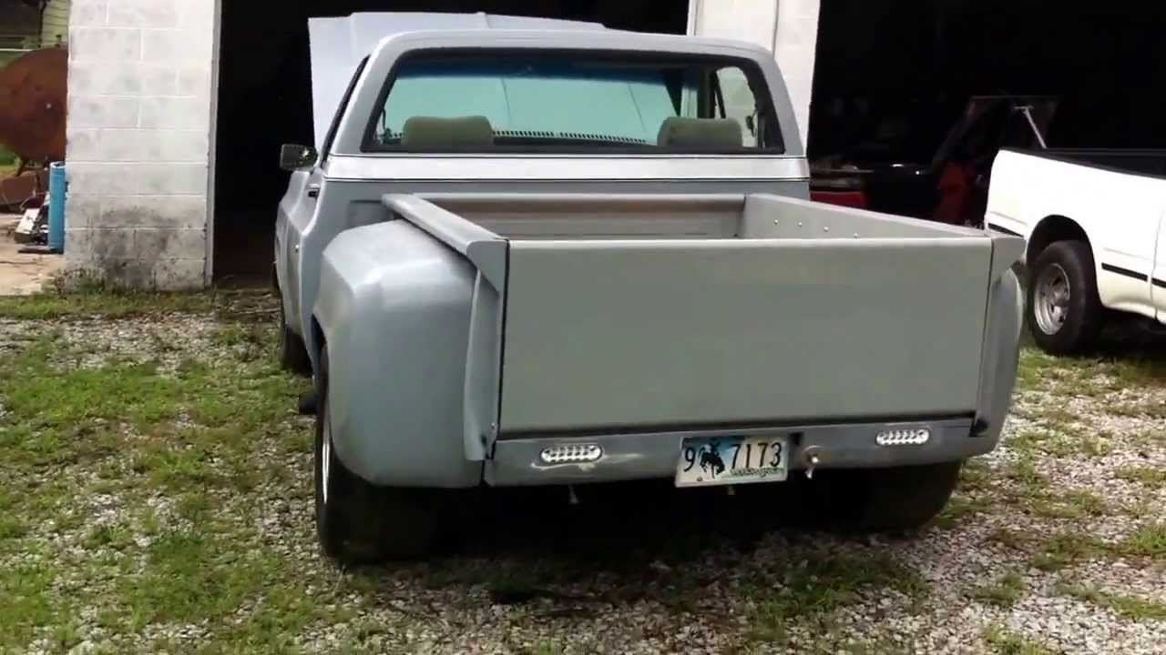 Walk around of my 77 C10 twin turbo BBC - YouTube