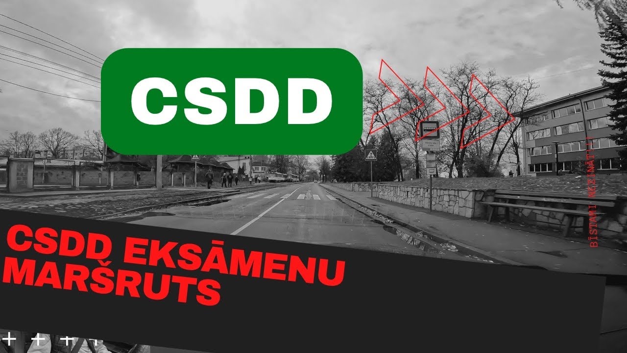 CSDD braukšanas eksāmens | reāls eksāmena maršruts ar kļūdu skaidrojumu ...