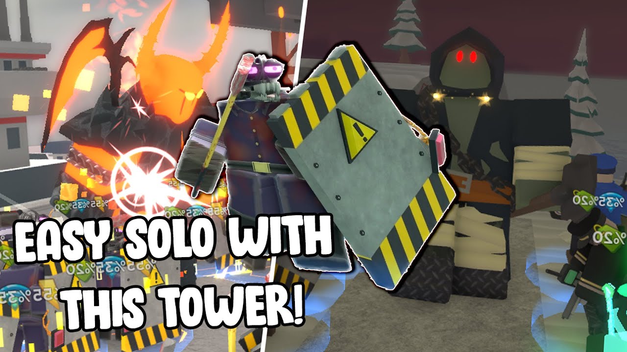 WARDEN TOWER CAN SOLO THIS 2 MODE EASILY! (TDS UPDATE) | ROBLOX - YouTube