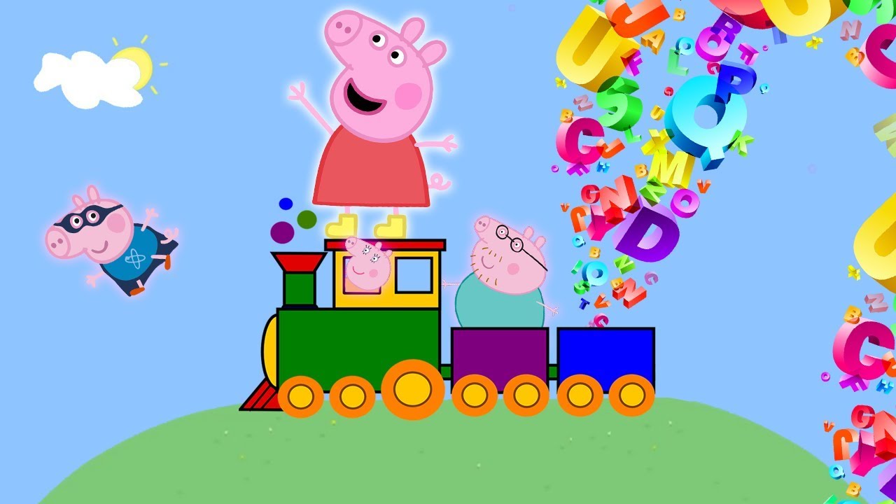 Peppa pig - Learning alphabet - YouTube