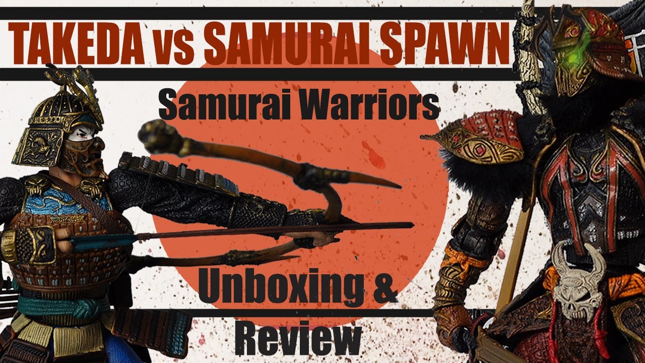 Samurai Spawn & Takeda | 2 Pack | Mcfarlane's Toys Samurai Warriors ...