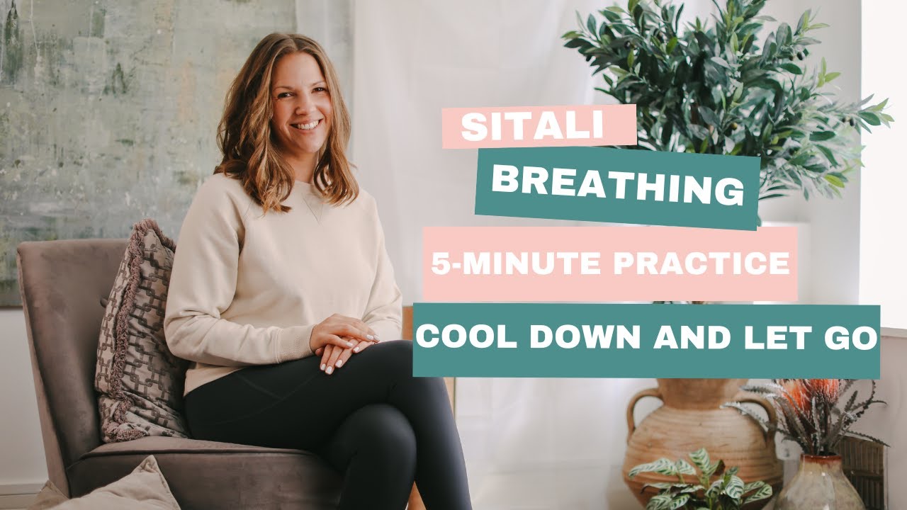 Sitali Breathing | 5-minute practice to cool down and let go #breathwork (short practice) - YouTube