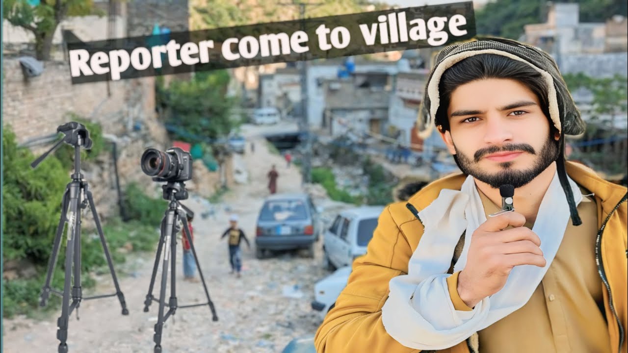 REPORTER COME TO VILLAGE 1ST TIME.. SOCIAL MEDIA REPORTER FUNNY VIDEO ...