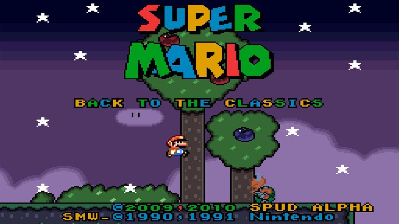 Super Mario Back To The Classics SUPER MARIO WORLD HACK - YouTube