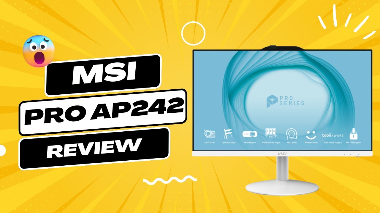 Boost Your Productivity with MSI Pro AP242 All-in-One PC - Review - YouTube
