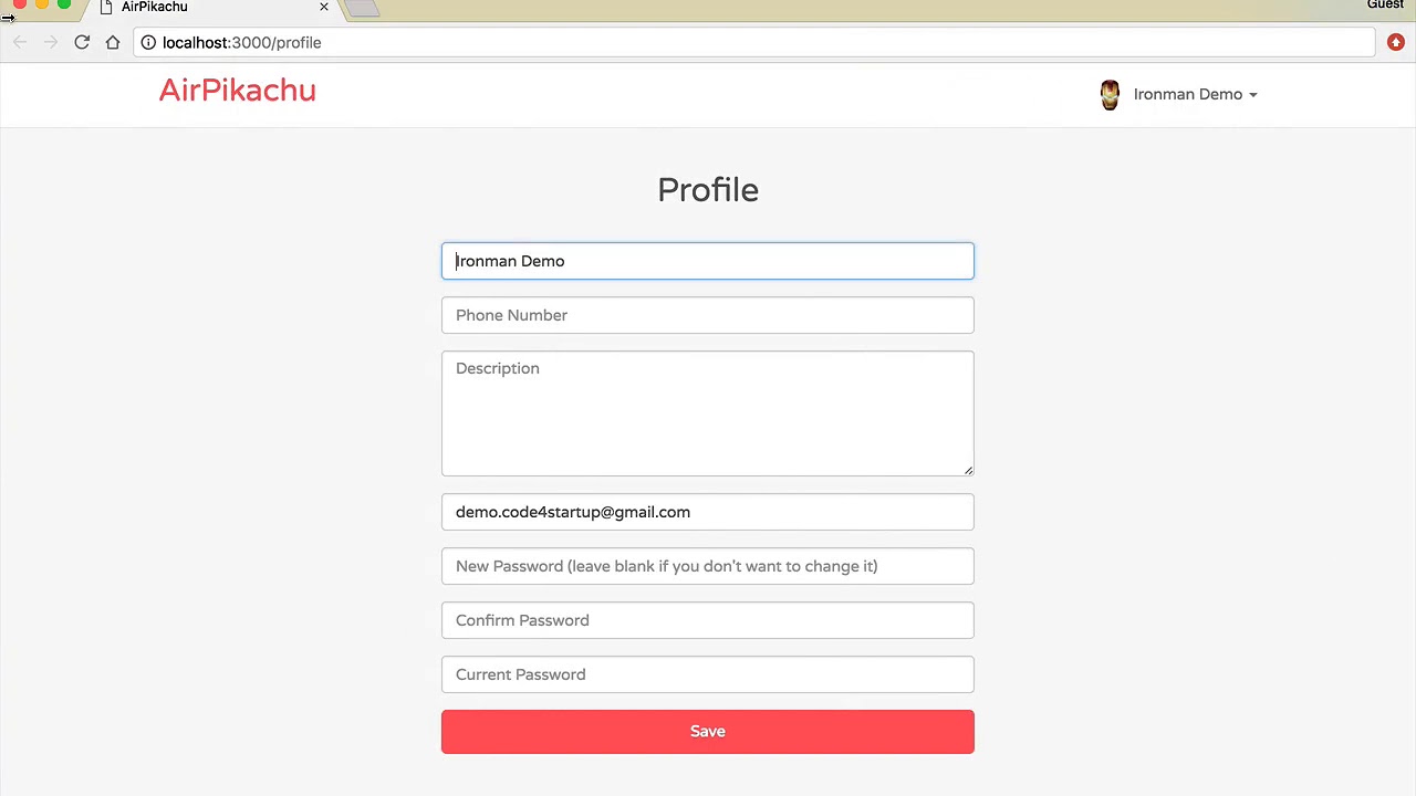 Lesson 21 Create Edit Profile page - YouTube