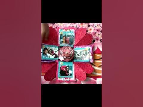 Handmade explosion box ♥️ #papercraft #crafts - YouTube
