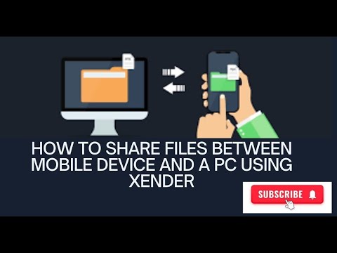 How to share files between mobile device and a computer using xender. - YouTube