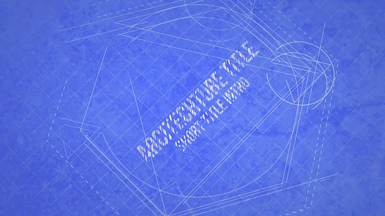 Blueprint Title Design :(MOGRT) Premiere Pro template - YouTube
