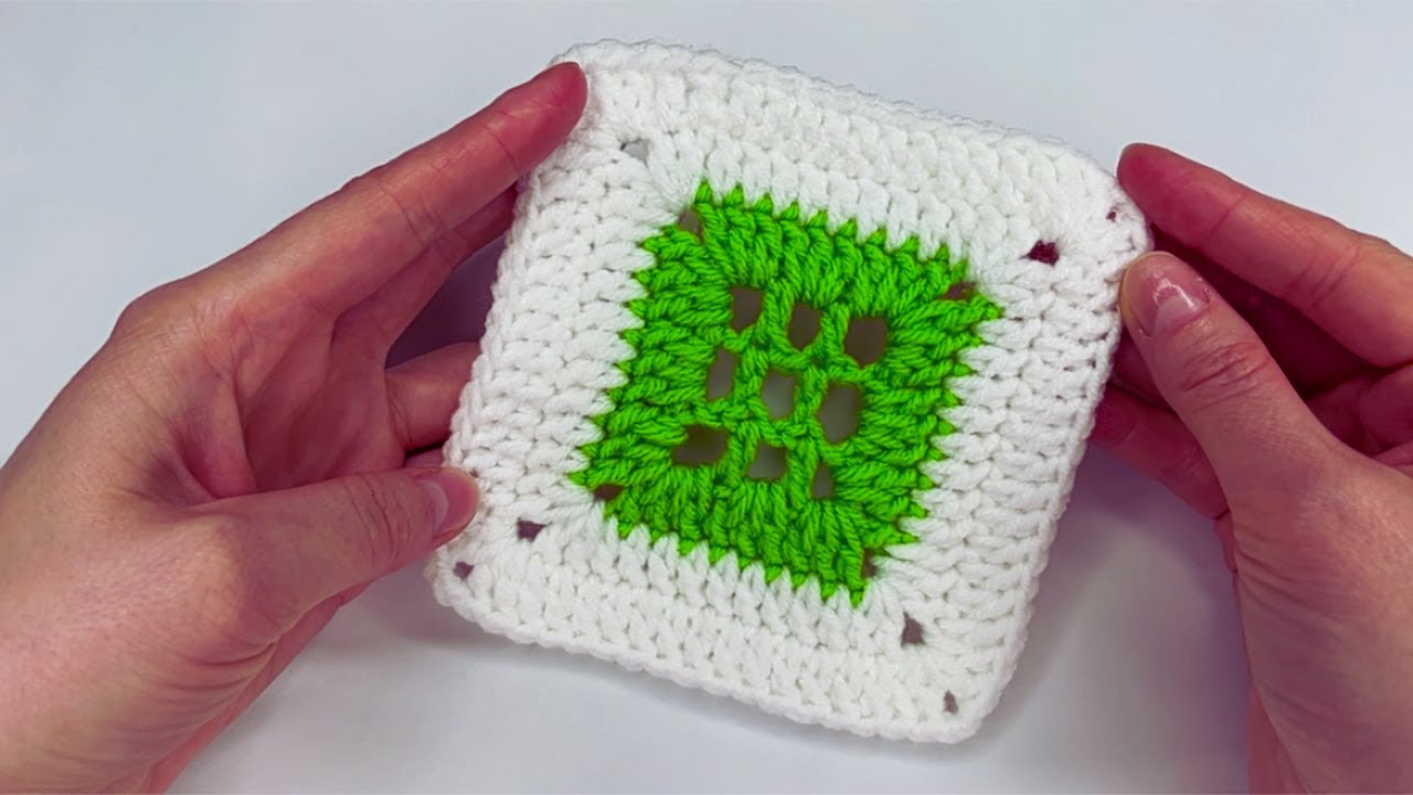CROCHET SQUARE STEP BY STEP - YouTube
