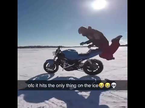 Biking on ice be like😂| funny meme|
