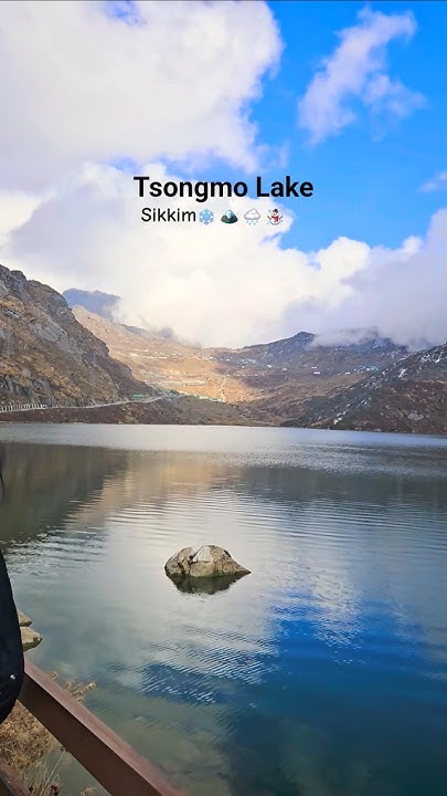 Tsomgo Lake, also known as Changu Lake in West Sikkim ️🌨 #changulake #sikkimtour #india #shorts ...
