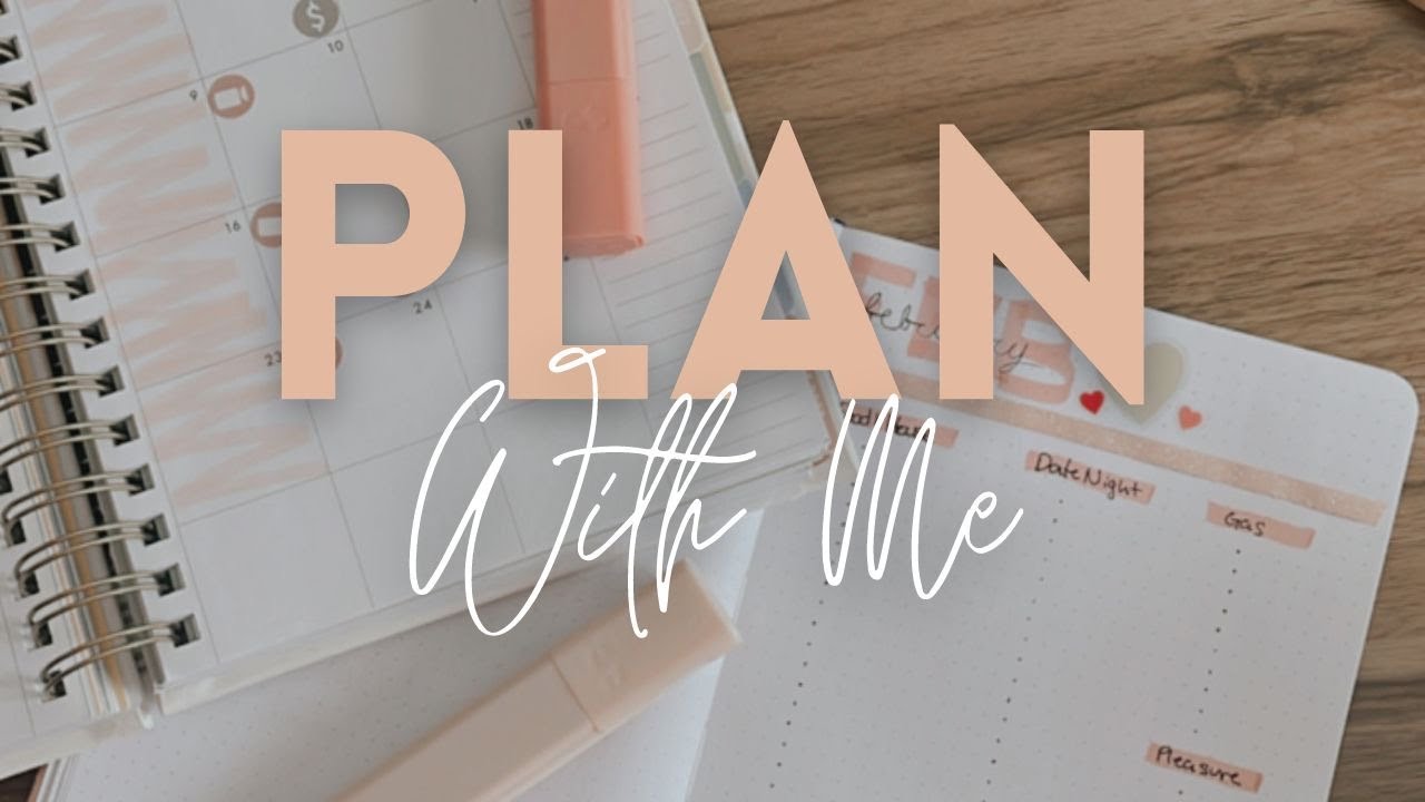 PLAN WITH ME, HOW I PLAN MY MONTH IN ADVANCE Planner, Budget, Goals ...