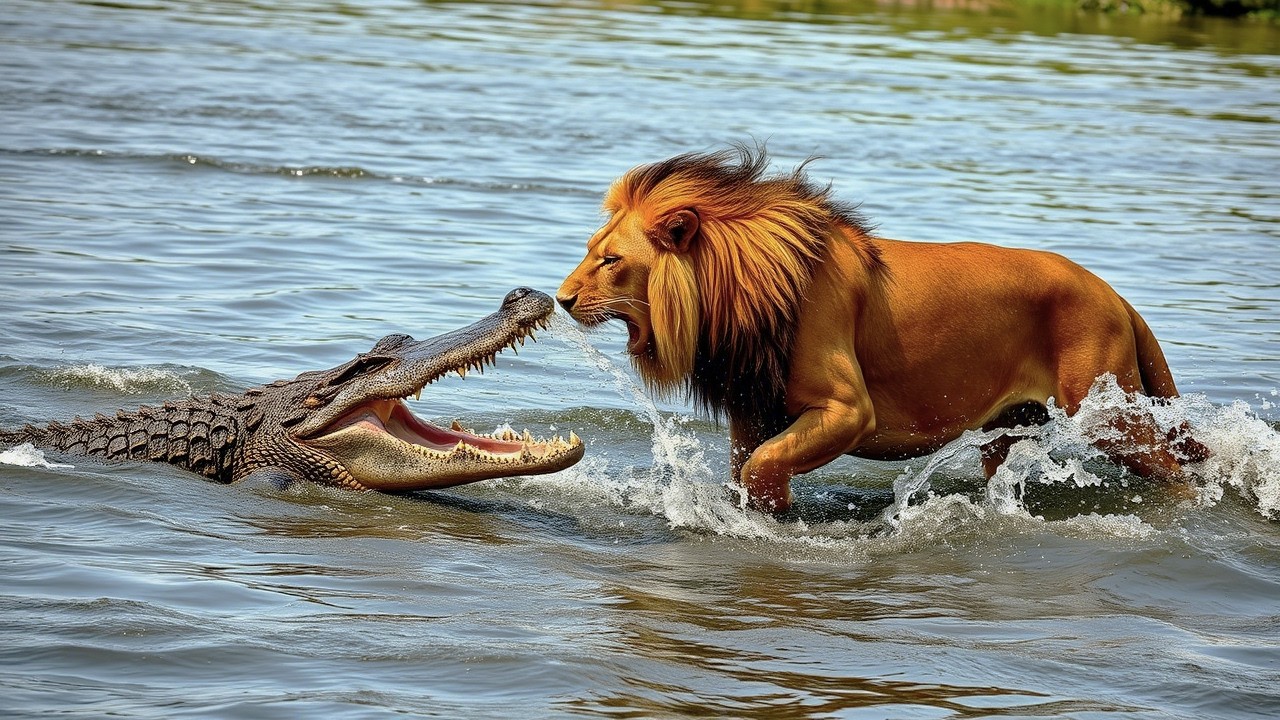 DEADLY LION ATTACKS: The Most Terrifying Lion Fights with Other Animals ...