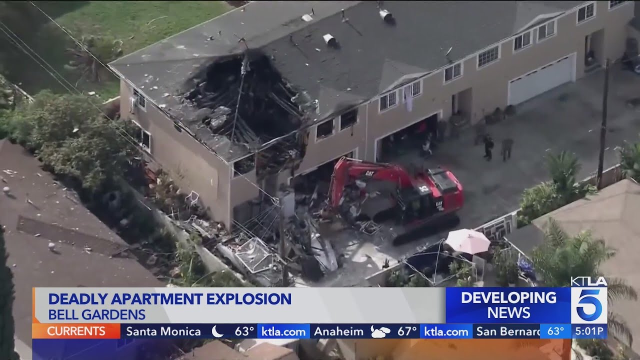 1 killed in suspected fireworks explosion in Bell Gardens - YouTube