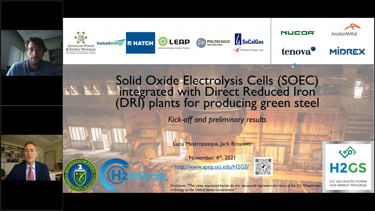 Decarbonizing Steel Production with Green Hydrogen - YouTube