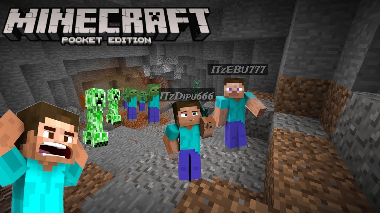 A new multiplayer world | Minecraft PE 😊 | Multiplayer series part ( #1 ...