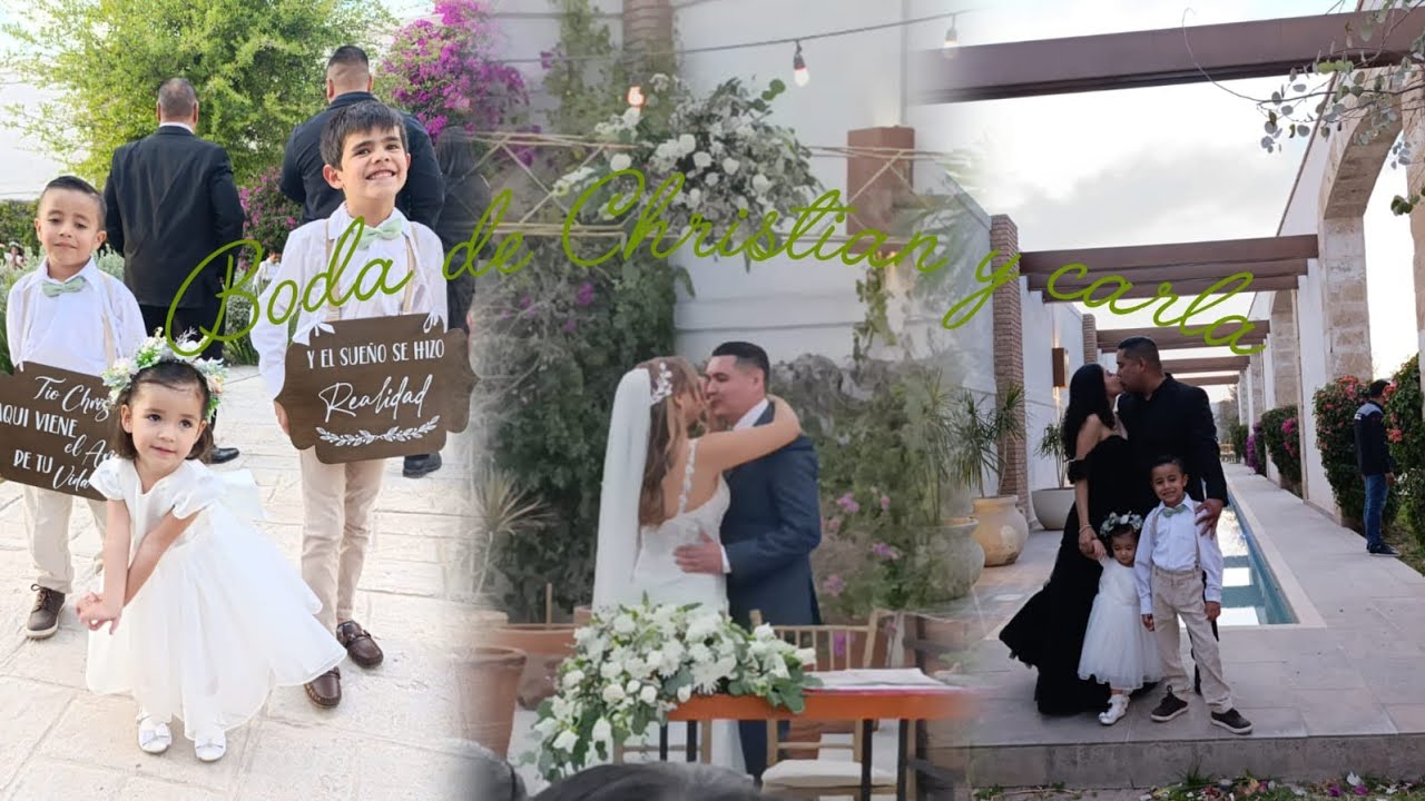 BODA POR EL CIVIL DE CHRISTIAN & CARLA 🤵👰 ll mis niños salieron de ...
